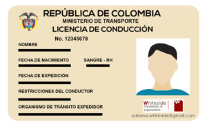 Traducción del Informe General del Conductor de Colombia para usarse en ...